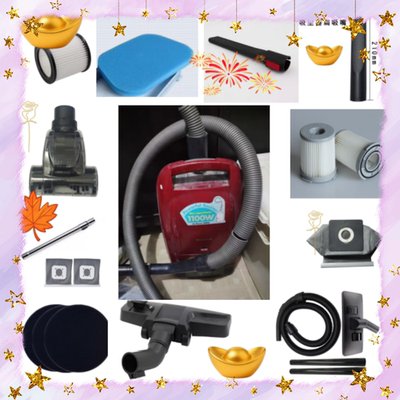 松下吸尘器尘袋软管地刷扁吸