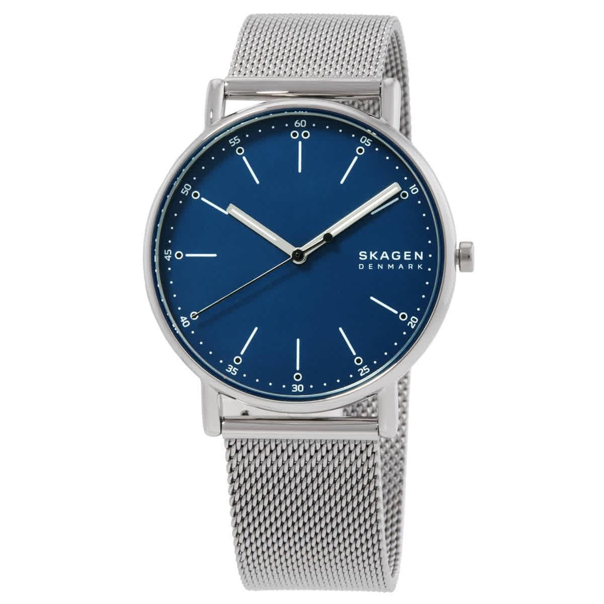 Skagen Signatur蓝色表盘男士手表SKW6904
