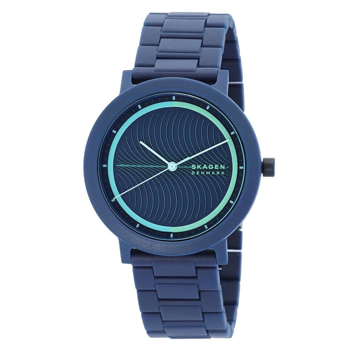 Skagen Aaren Ocean石英蓝色表盘男士手表SKW6770
