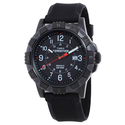 天美时Timex TW4B32000男手表Expedition Ridge石英黑色