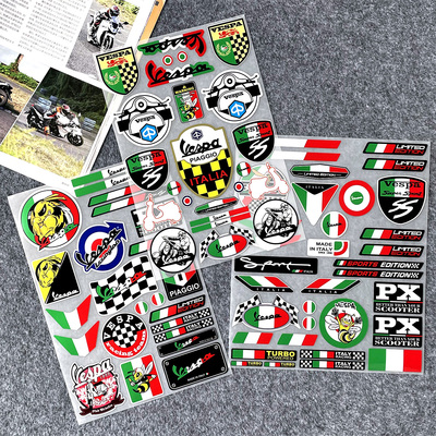 适用维斯帕VESPA踏板车装饰贴纸