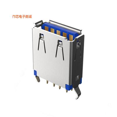 USB1086-GF-B -||全新原装CONN RCPT USB A 3.0 9P HI MATING