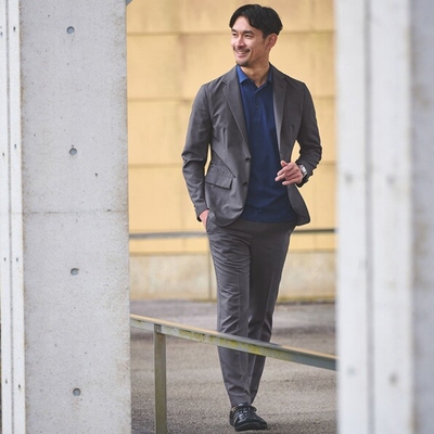 日本代购 GLR / JUST fit 吸水速干套装【夹克+裤子】0027