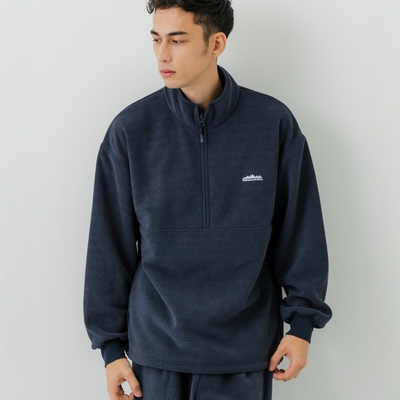 【7折】日本代购  THOUSAND MILE 半拉链抓绒卫衣 URA7-11S002