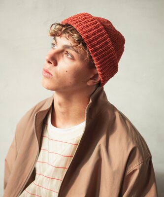 Racal和纸混纺轻量透气针织帽