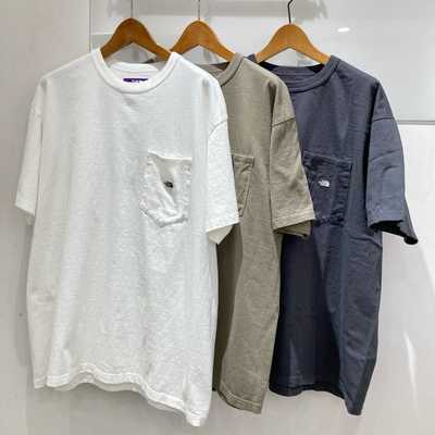 【7折】日产 TNF 紫标 7oz 刺绣口袋T恤 男款 N25SI102