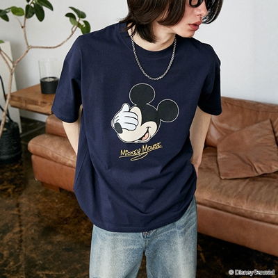 26春夏 PUBLUX / Mickey Mouse 宽松印花T恤 男女款 0139