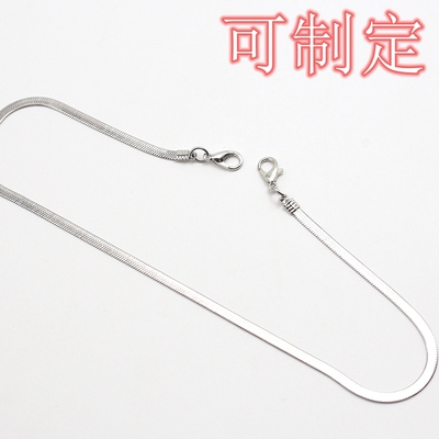 钛钢链子配饰挂链百搭短袖T恤