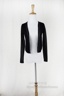 爱金属珠装饰纱网拼接针织空调