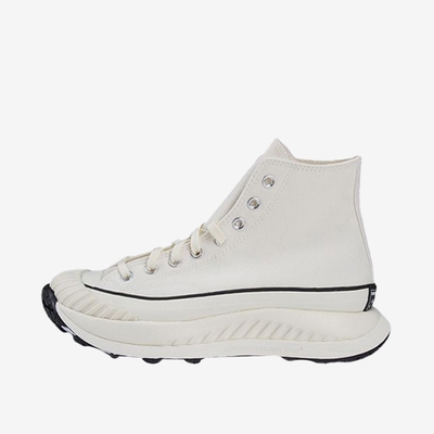 匡威女高帮复古厚底增高帆布鞋