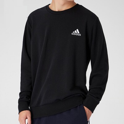 阿迪男装时尚简约运动休闲卫衣