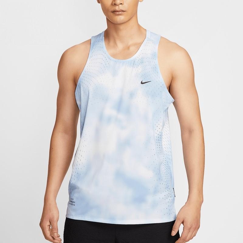 Nike耐克男装 跑步减震训练运动休闲透气无袖背心 HJ4147-422