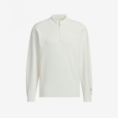 阿迪达斯男装半拉链立领卫衣