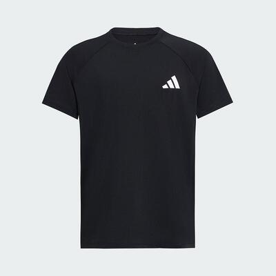 adidas阿迪达斯童装 简约舒适百搭短袖T恤 KG3133  IB9136