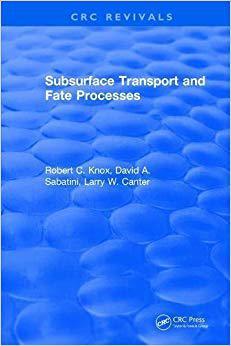 【预售】Subsurface Transport and Fate Processes