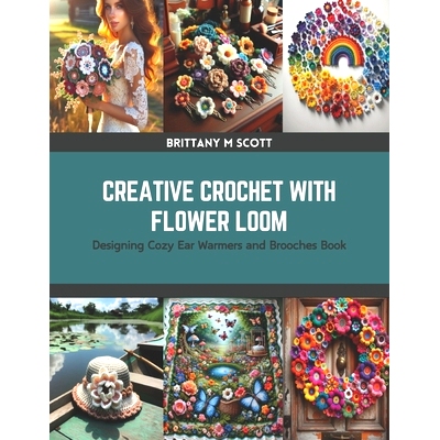 预订 Creative Crochet with Flower Loom: Designing Cozy Ear Warmers and Brooches Book: 9798875633188