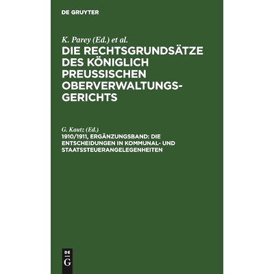 预订 Die Entscheidungen in Kommunal- und Staatssteuerangelegenheiten: 9783112386279