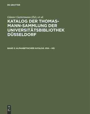 【预订】Alphabetischer Katalog. Era – Kei 9783598222726