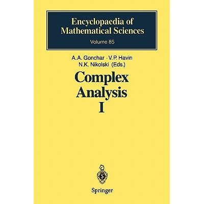 预订 Complex Analysis I Entire and Meromorphic Functions Polyanalytic Functions and Their Generalizations 9783642081279