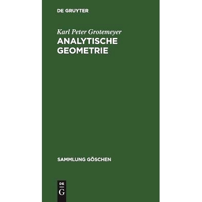 预订 Analytische Geometrie: 9783111013886