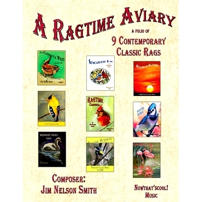 预订 A Ragtime Aviary: 8 Contemporary Classic Rags: 9781986874014