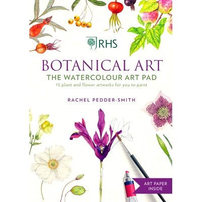 预订 Rhs Botanical Art the Watercolour Art Pad: 15 Plant and Flower Artworks for You to Paint: 9781784728069