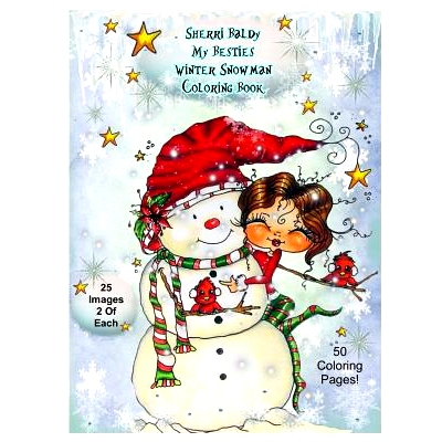 预订 Sherri Baldy My-Besties Winter Snowmen Coloring Book: 9781945731044