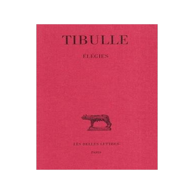 [预订]Tibulle, Elegies 9782251012797