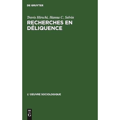 预订 Recherches en déliquence: Principes de l’analyse quantitative: 9789027979124