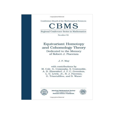 [预订]Equivariant Homotopy and Cohomology Theory 9780821803196