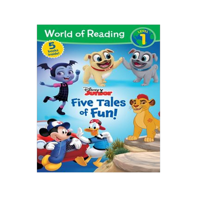 [预订]World of Reading: Disney Junior: Five Tales of Fun!-Level 1 Reader Bindup 9781368019095
