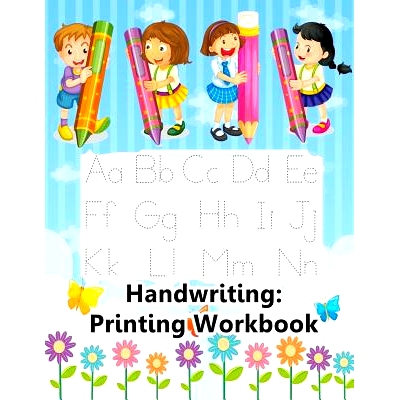 预订 Handwriting: Printing Workbook: Jumbo Tracing Letters, Numbers And Shapes Practice Workbook For Preschoolers Ages 3