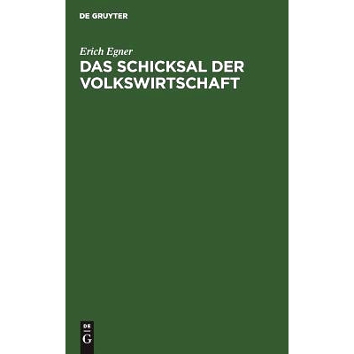 预订 Das Schicksal der Volkswirtschaft: 9783111096902