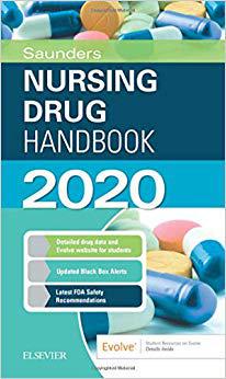 Saunders Nursing Drug Handbook 2020 护理药物手册2020