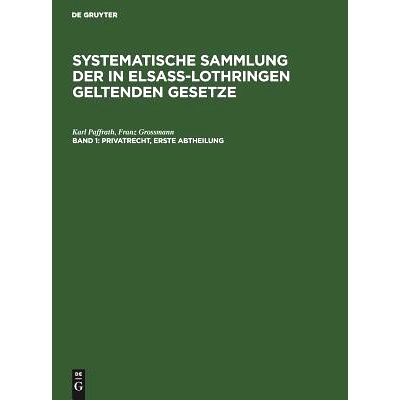 预订 Privatrecht. Erste Abtheilung: 9783111318288