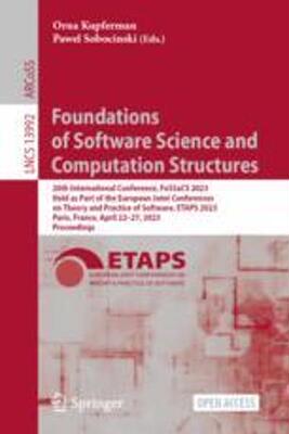 [预订]Foundations of Software Science and Computation Structures: 26th International Conference, Fossacs 2 9783031308284