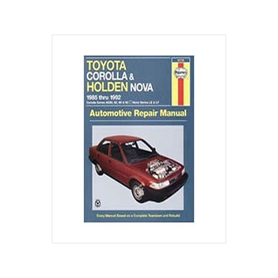 [预订]Toyota Corolla & Holden Nova (85-92) Haynes Repair Manual 9781563922602