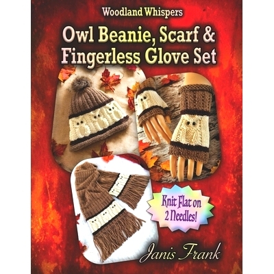 预订 Owl Beanie, Scarf and Fingerless Glove Set: 9798324805197