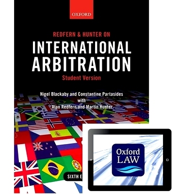预订 Redfern and Hunter on International Arbitration (paperback and eBook) 费恩与亨特论国际仲裁 (平装书和电子书): 978019