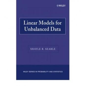 预订 Linear Models for Unbalanced Data 非平衡数据线性模型: 9780470040041