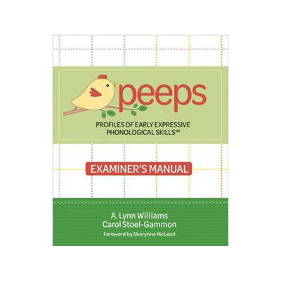 [预订]Profiles of Early Expressive Phonological Skills (PEEPS) Examiner’s Manual 9781681257389
