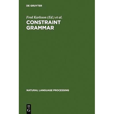 预订 Constraint Grammar: A Language-Independent System for Parsing Unrestricted Text: 9783110141795