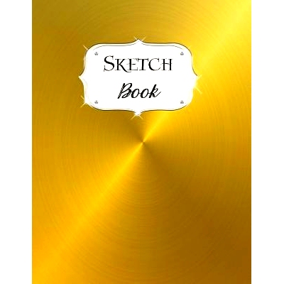 预订 Sketch Book: Gold Sketchbook Scetchpad for Drawing or Doodling Notebook Pad for Creative Artists #4: 9781073356218