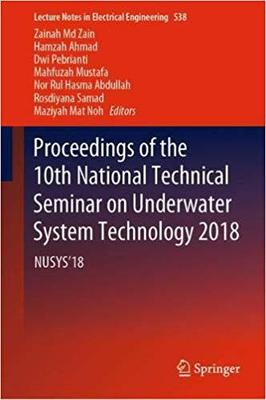 【预售】Proceedings of the 10th National Technical Seminar on Underwater System Technology 2018
