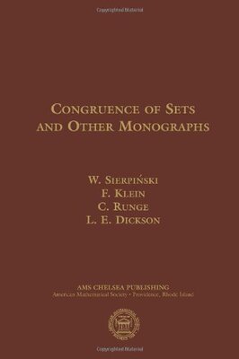 【预售】Congruence of Sets and Other Monographs