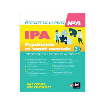 预订 IPA, infirmier en pratique avancée : psychiatrie et santé mentale