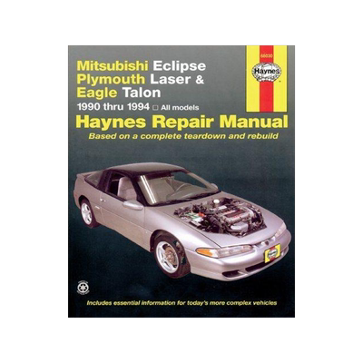[预订]Mitsubishi Eclipse, Plymouth Laser & Eagle Talon (1990-1994) Haynes Repair Manual (USA) 9781563920974