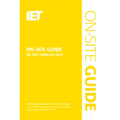 预订 On-Site Guide to BS 7671:2008+A3:2015 BS 7671：2008 + A3：2015现场指南: 9781849198875