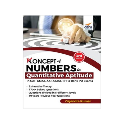 [预订]Koncepts of Numbers in Quantitative Aptitude in CAT GMAT XAT CMAT MAT & Bank PO 3rd Edition 9789390711697