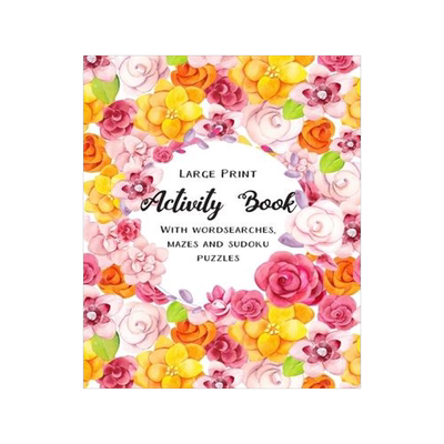 [预订]Large Print Activity Book: Puzzle Book for adults, includes wordsearches, mazes and sudoku puzzles 9781708293567